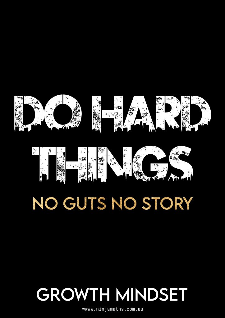 Do Hard Things Ninja Maths