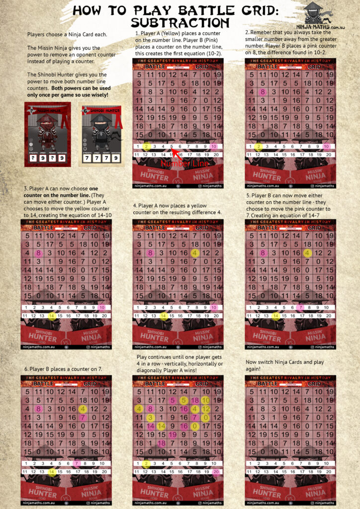 Battle Grid [Single Teacher Licence] | Ninja Maths